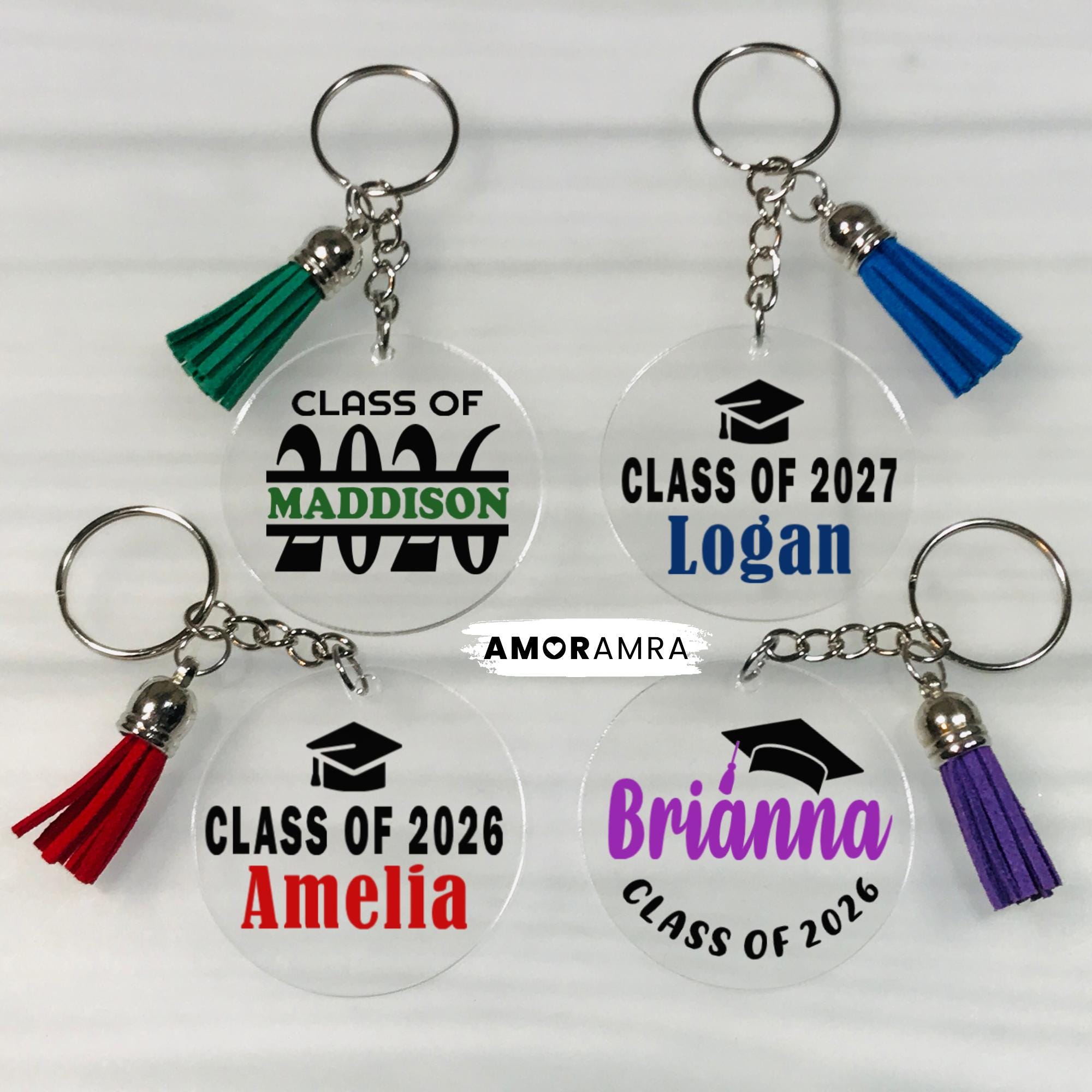 Personalized Graduation Keychain 2026: Senior Keepsake for Class of ...