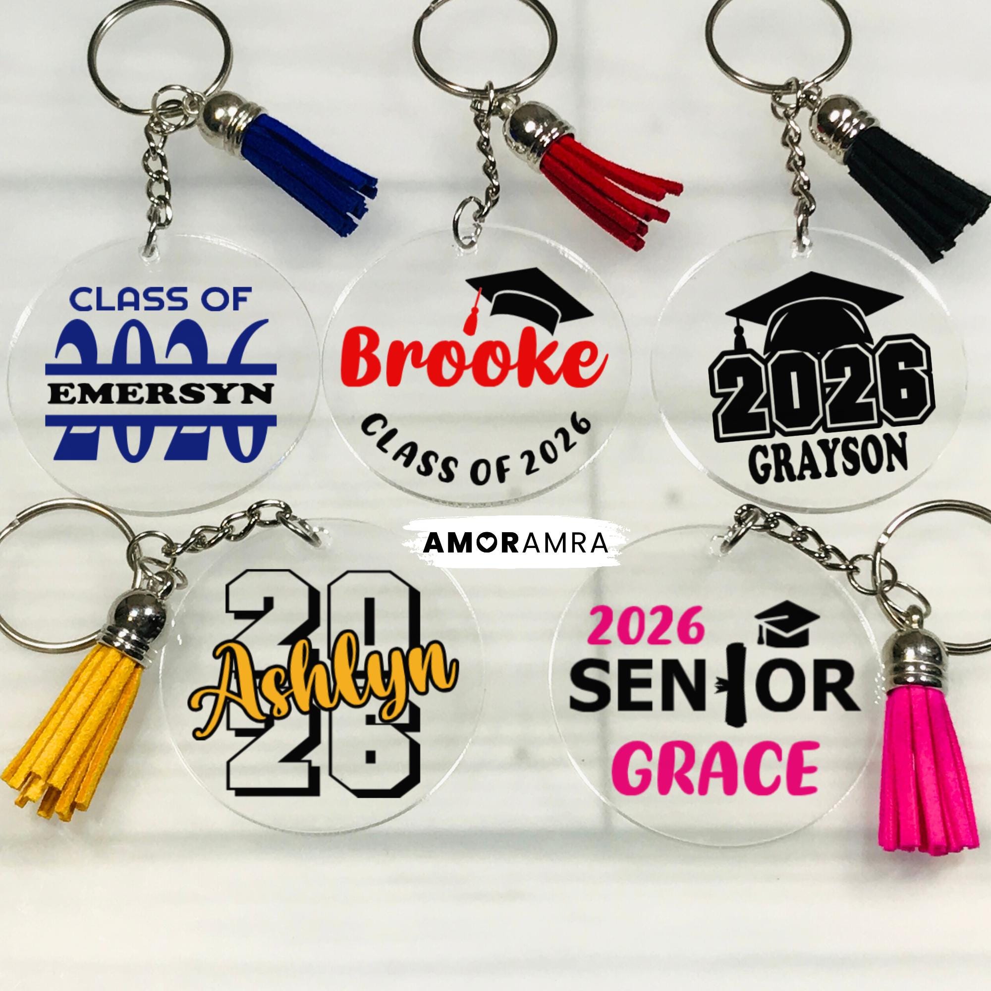 Personalized Graduation Keychain 2026: Senior Keepsake for Class of ...