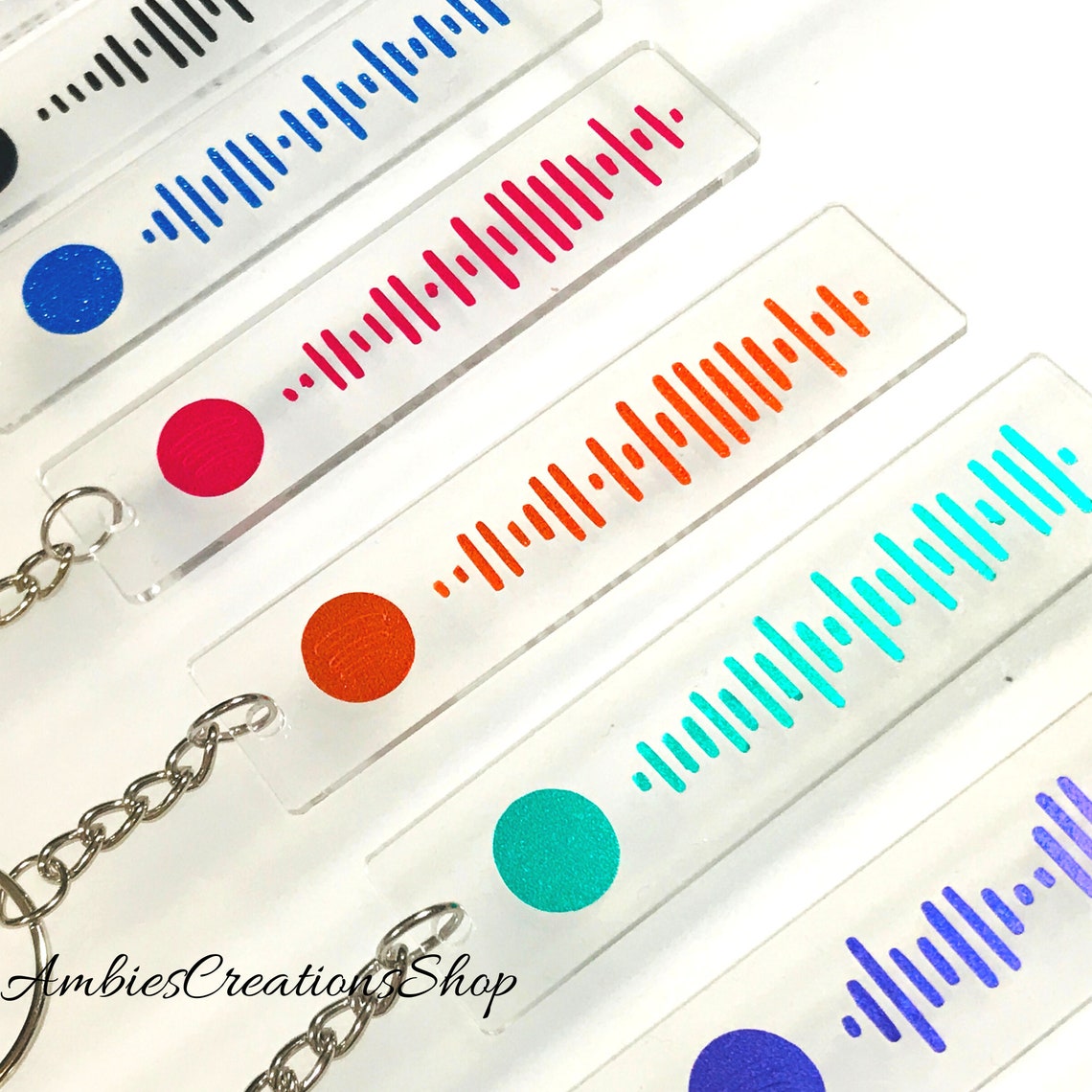 Song Code Keychain, Scannable Playlist, Song Keychain, Music Code ...
