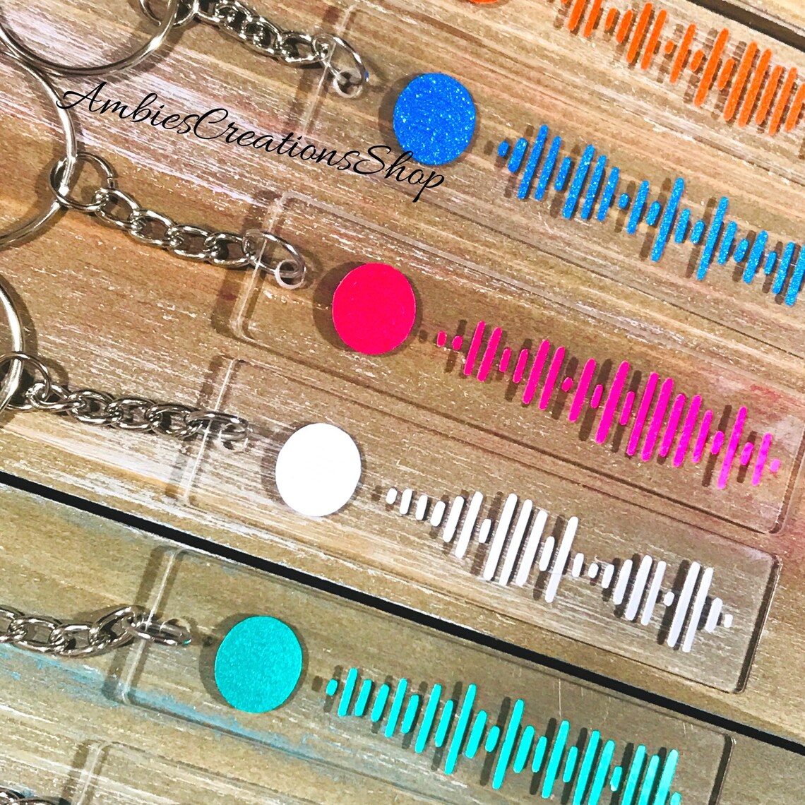 Song Code Keychain, Scannable Playlist, Song Keychain, Music Code ...