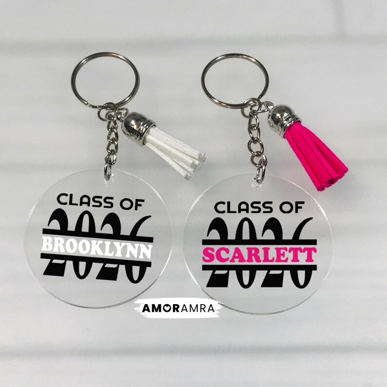 Personalized Graduation Keychain 2026: Class of 2026 Graduate Gift - Etsy