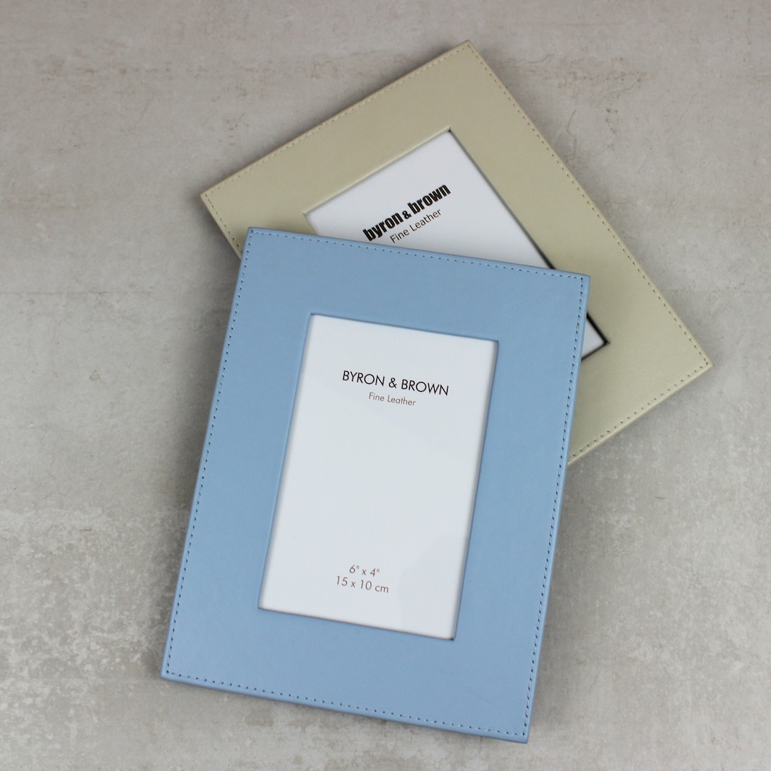 Personalised Classic Leather Photo Frames | Genuine Leather, Premium ...