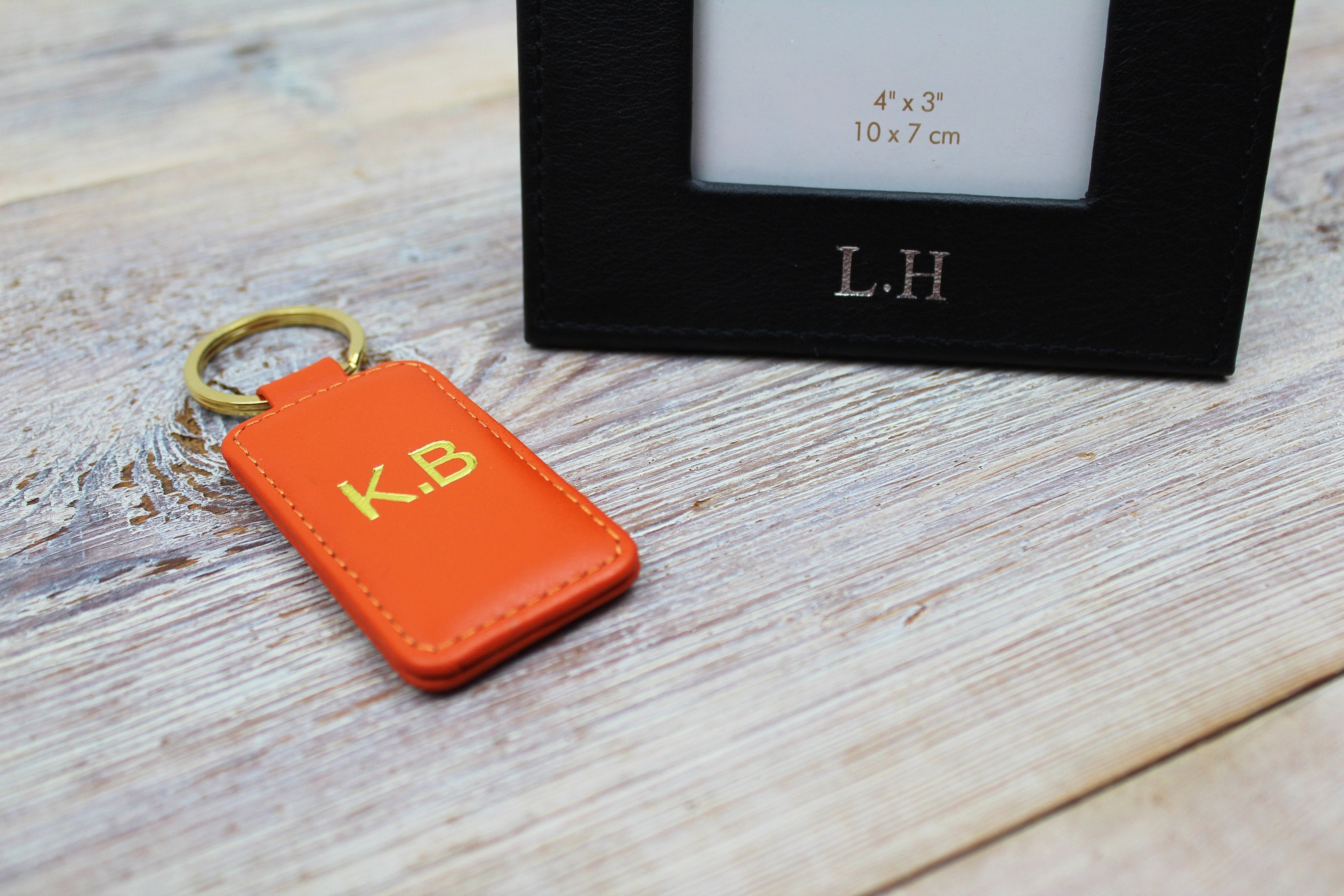Personalised Keyring Genuine Smooth Nappa Leather Padded Key - Etsy UK