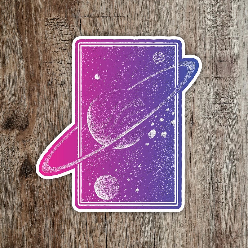 Astronomy Nebula Stickers - Etsy