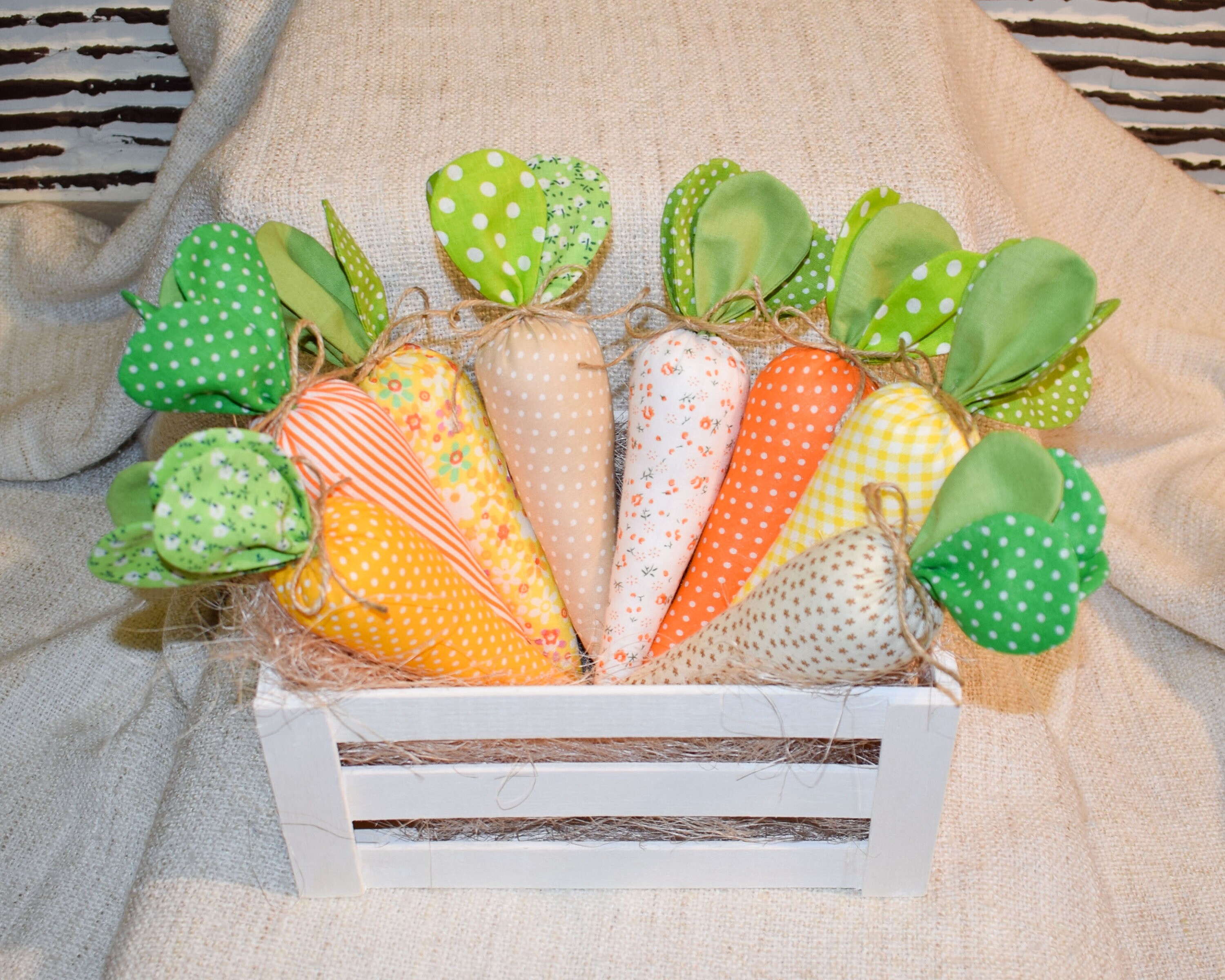 Easter Fabric Carrot, Easter Carrots, Easter Gift, Easter Decoration ...