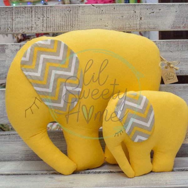 Elephant Pillow Plush - Etsy