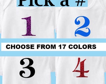 Iron on Numbers | Etsy