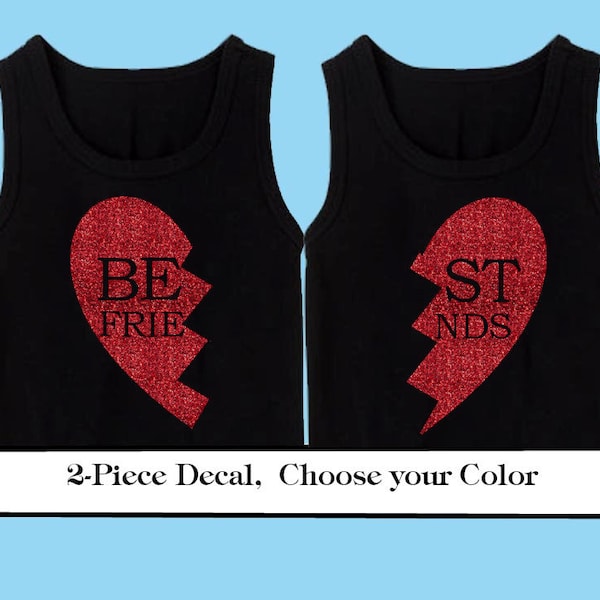 Best Friends Decal - Etsy
