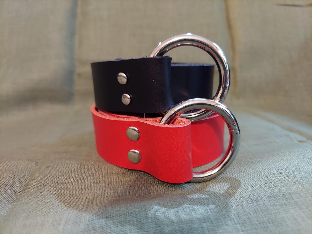 Leather Ring Belts-adult - Etsy