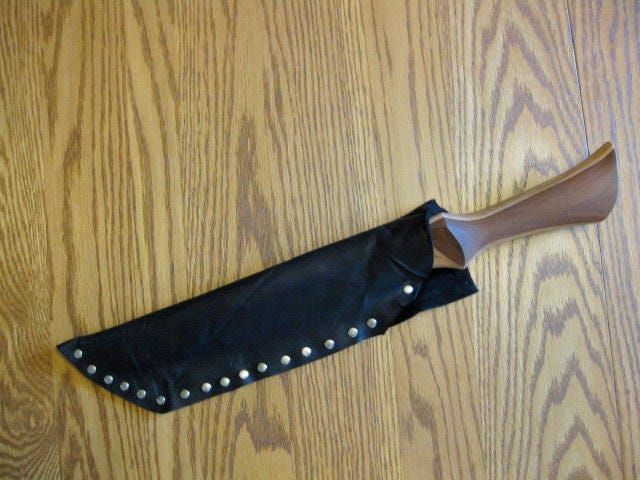Leather Cosplay Knife Sheath With Belt Loop, Made to Order - Etsy