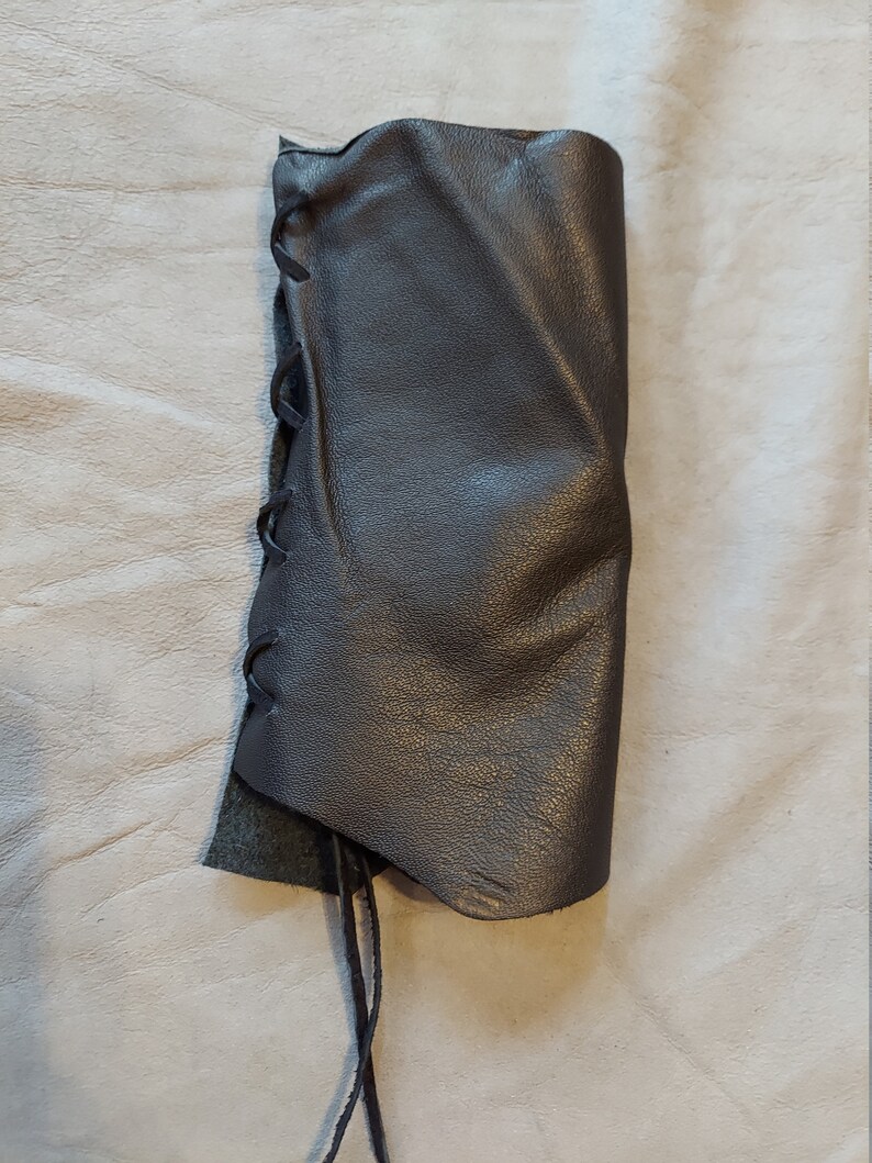 Large Costume Leather Bracer - Etsy