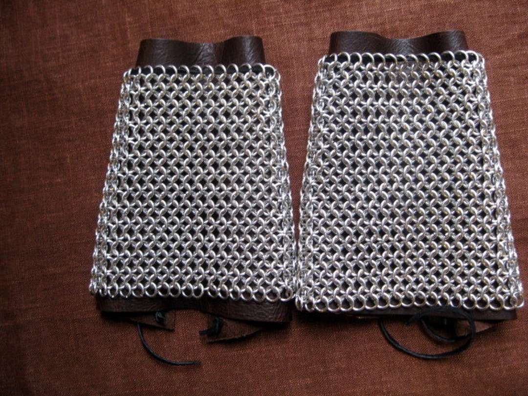 Custom Chain Mail Bracers - Etsy