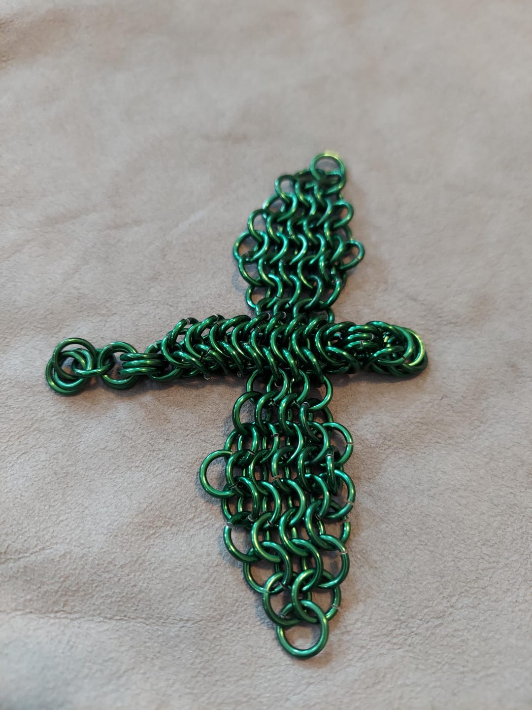 Chain Mail Dragon-fidget Keychain - Etsy