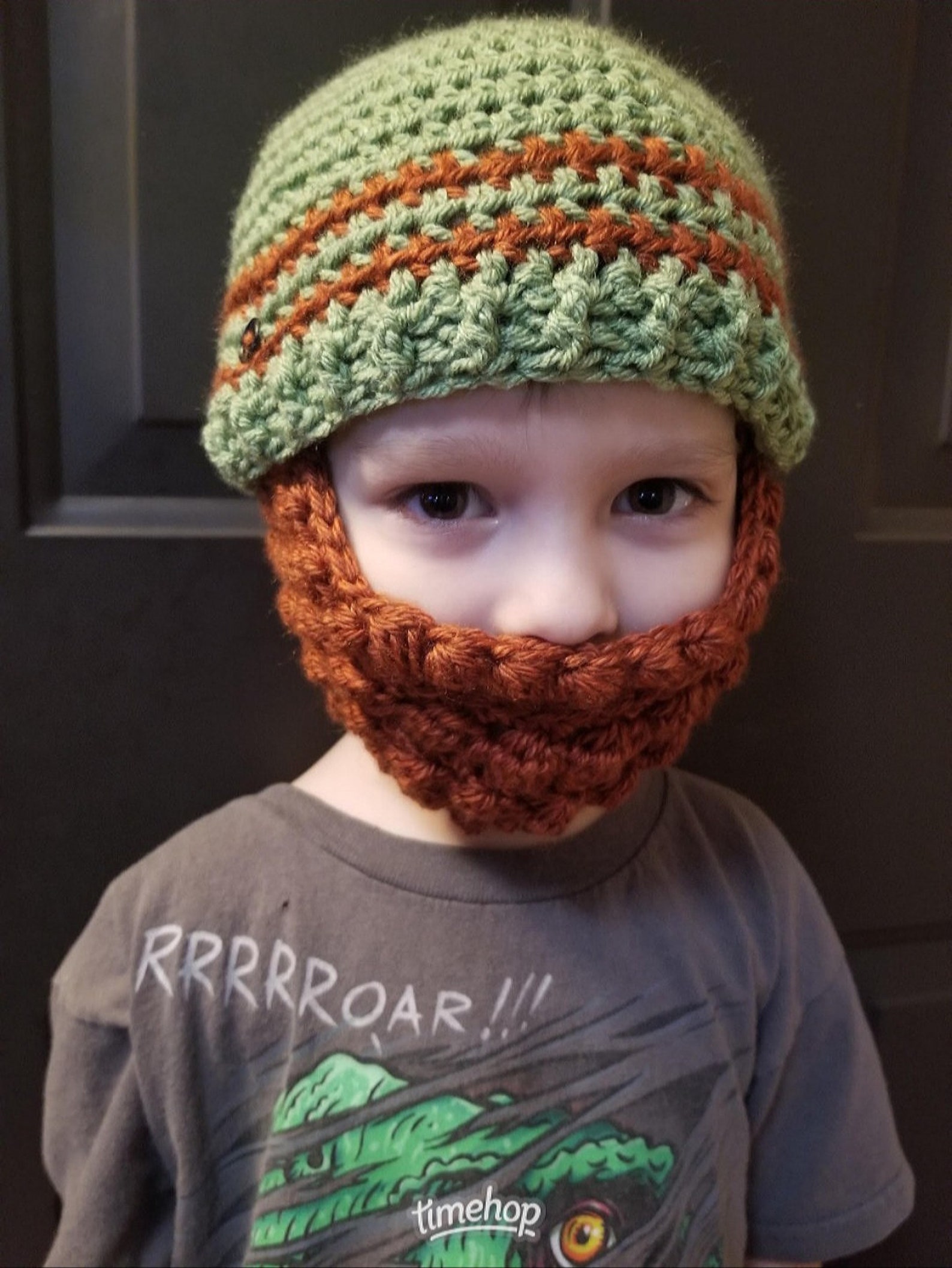 Bearded Bobble Beanie (baby - Adult ) - Etsy