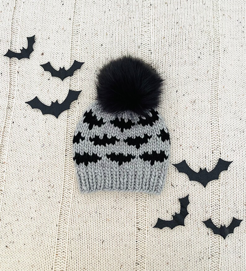 Super Bulky Bat Hat Knitting Pattern: Sibella Beanie (PDF Pattern) - Etsy