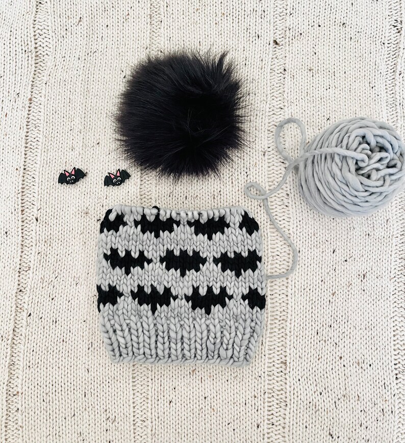 Super Bulky Bat Hat Knitting Pattern: Sibella Beanie (PDF Pattern) - Etsy
