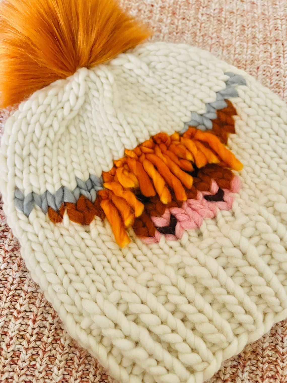 Highland Coo Beanie Knitting Pattern: Super Bulky Cow (PDF Pattern) - Etsy