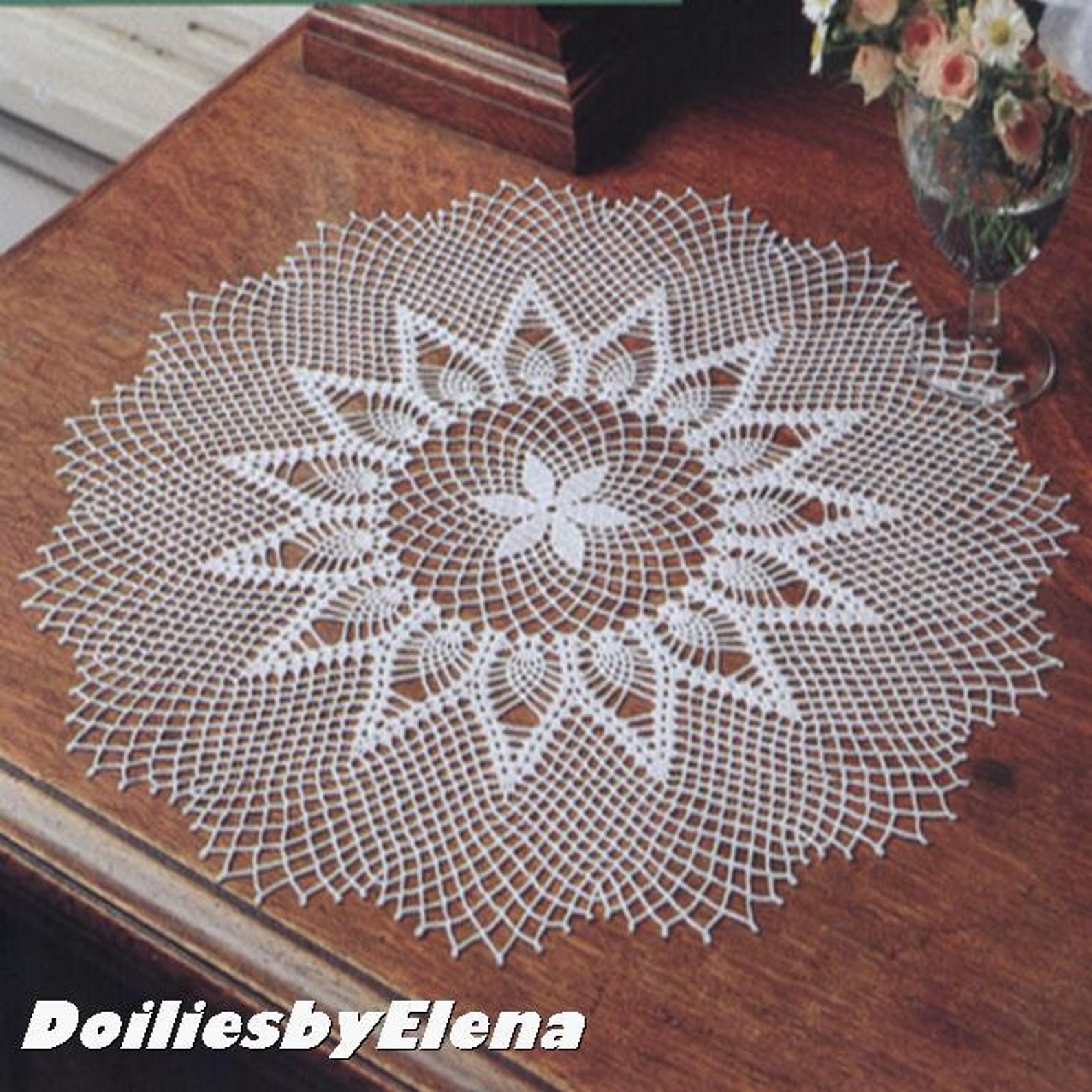 Crochet Doily - Crochet Doilies - Large Doily - Home Decor - White ...
