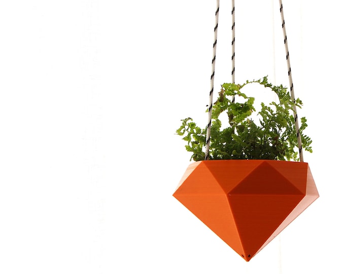 Diamond Rhombus Shaped Footed Brass Planter - Etsy