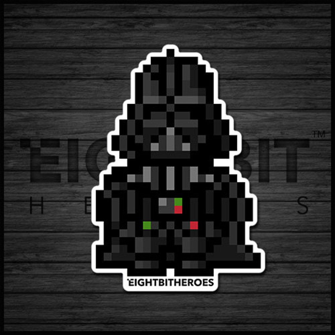 8bit Darth Vader 8 Bit Retro Prints Decals Pixel Art | Etsy