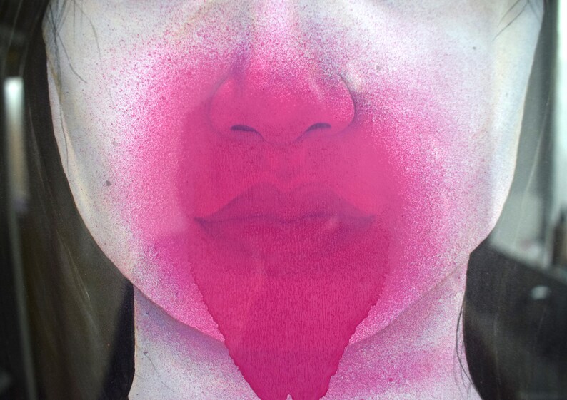 Original Artwork censorship Ink Painting Contemporary - Etsy