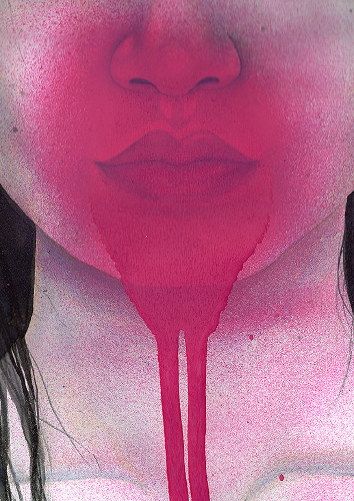 Original Artwork censorship Ink Painting Contemporary - Etsy