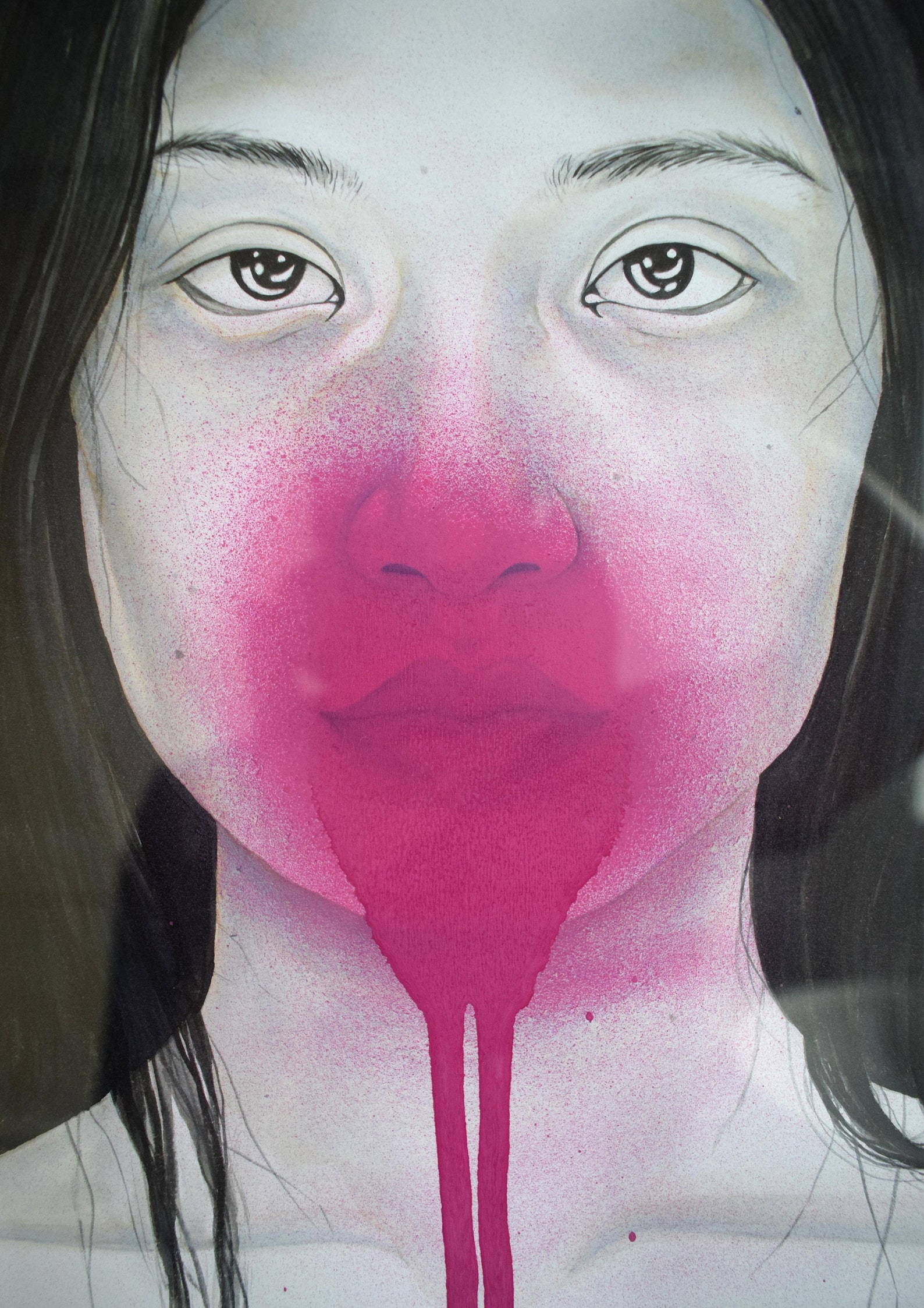 Original Artwork censorship Ink Painting Contemporary - Etsy