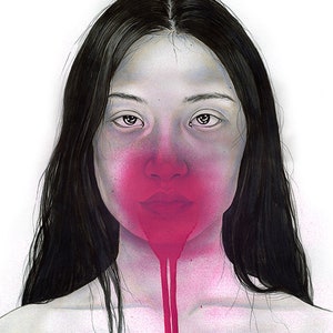 Original Artwork ‘censorship’ – Ink Painting - Contemporary Portrait - Etsy