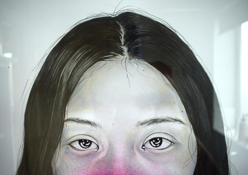 Original Artwork censorship Ink Painting Contemporary - Etsy