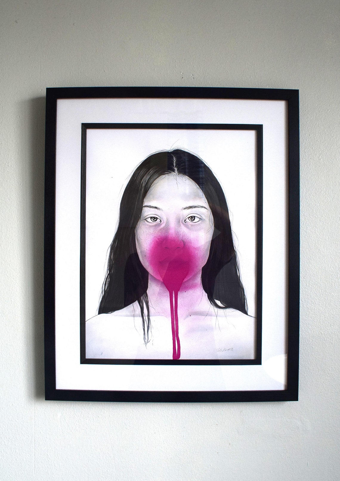 Original Artwork censorship Ink Painting Contemporary - Etsy