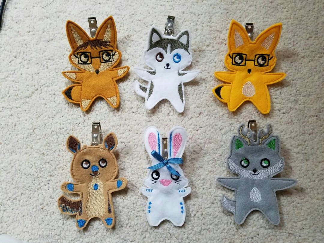 Animal Felt Badges - Etsy