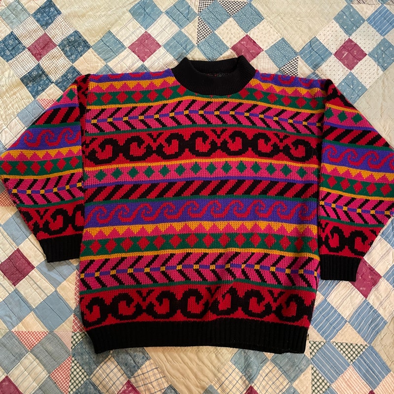Funky Sweater - Etsy