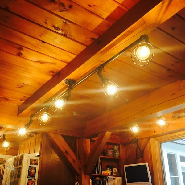 Rustic Farmhouse Track Lighting - Etsy