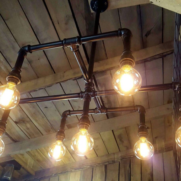 Industrial Ceiling Light Large - Etsy