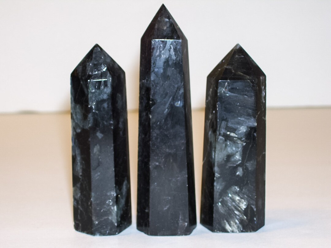 Astrophyllite Points - Arfvedsonite - Astrophylite - Tower - Obelisk ...