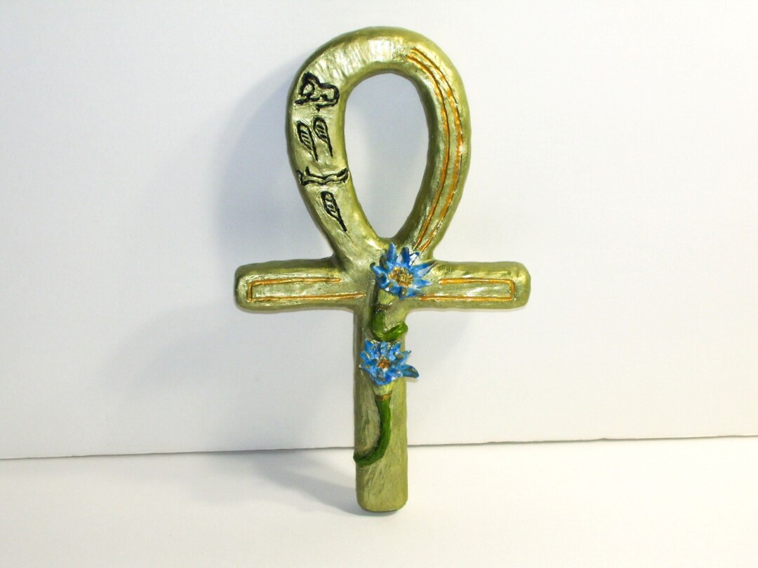 Large Clay Egyptian Ankh Ancient Egyptian Wall Decoration Egyptian ...