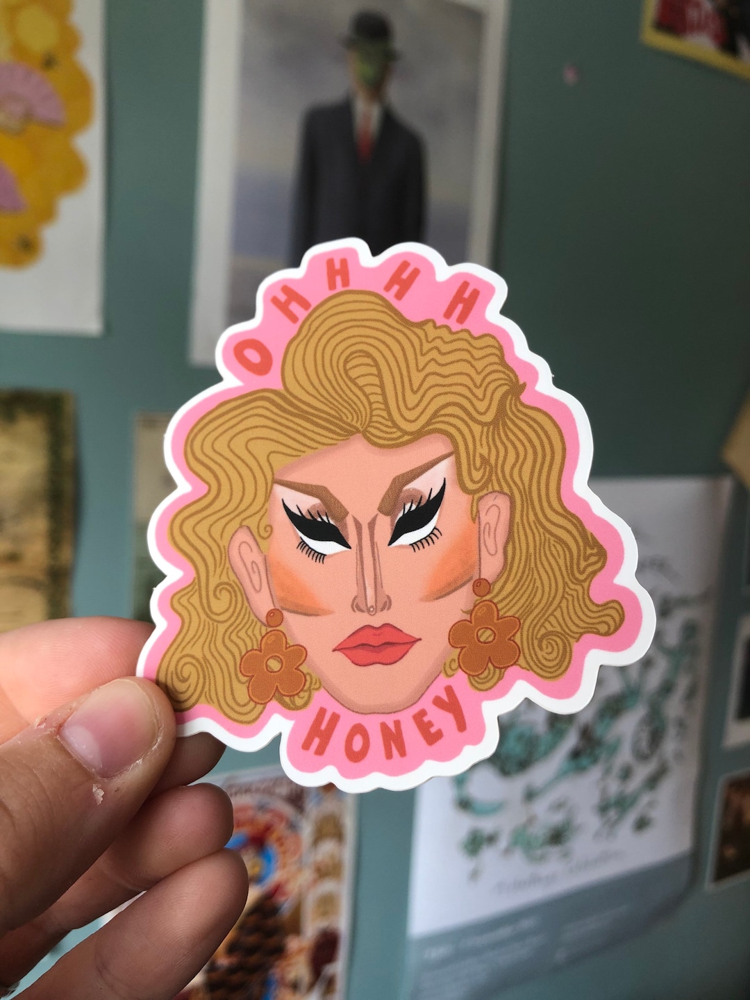 Oh Honey Trixie Mattel Matte Silk Sticker Unhhhh Trixie - Etsy