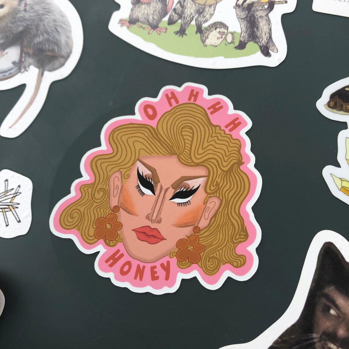 Oh Honey Trixie Mattel Matte Silk Sticker Unhhhh Trixie - Etsy