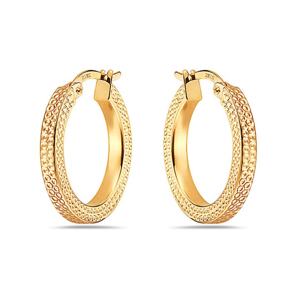 Solid Gold Earrings - Etsy