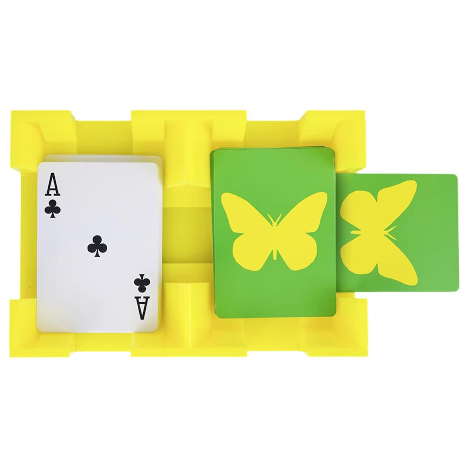 Canasta Spinner for Cards Neon Yellow Acrylic - Etsy