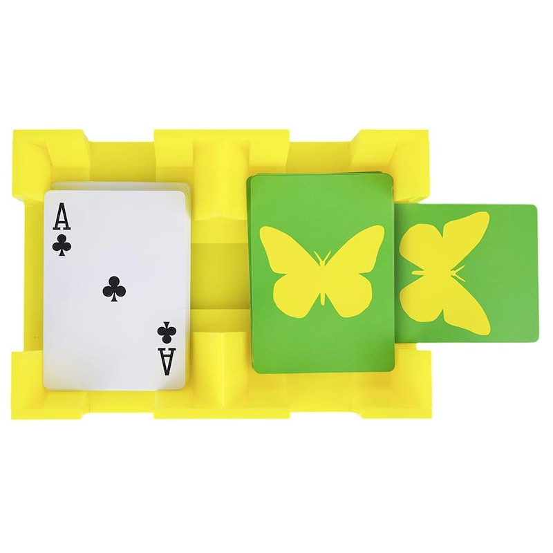 Canasta Acrylic Card Tray - Etsy
