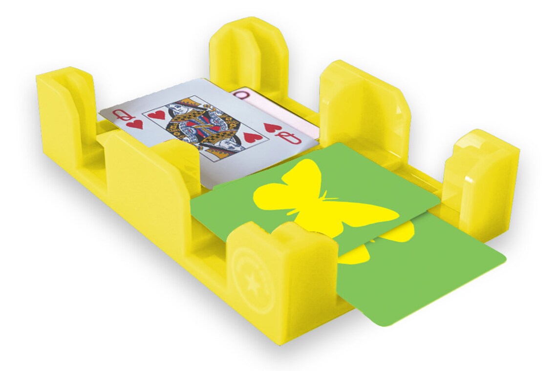 Canasta Spinner for Cards Neon Yellow Acrylic - Etsy