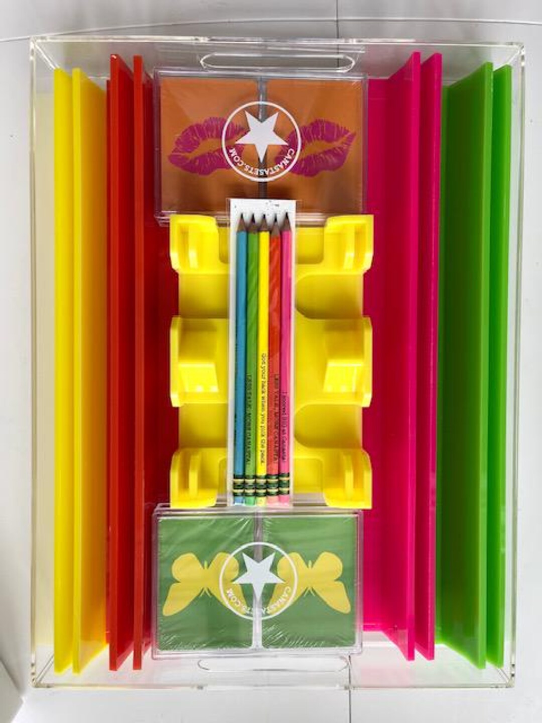 Canasta Set Complete in a Tray Choose Your Colors - Etsy