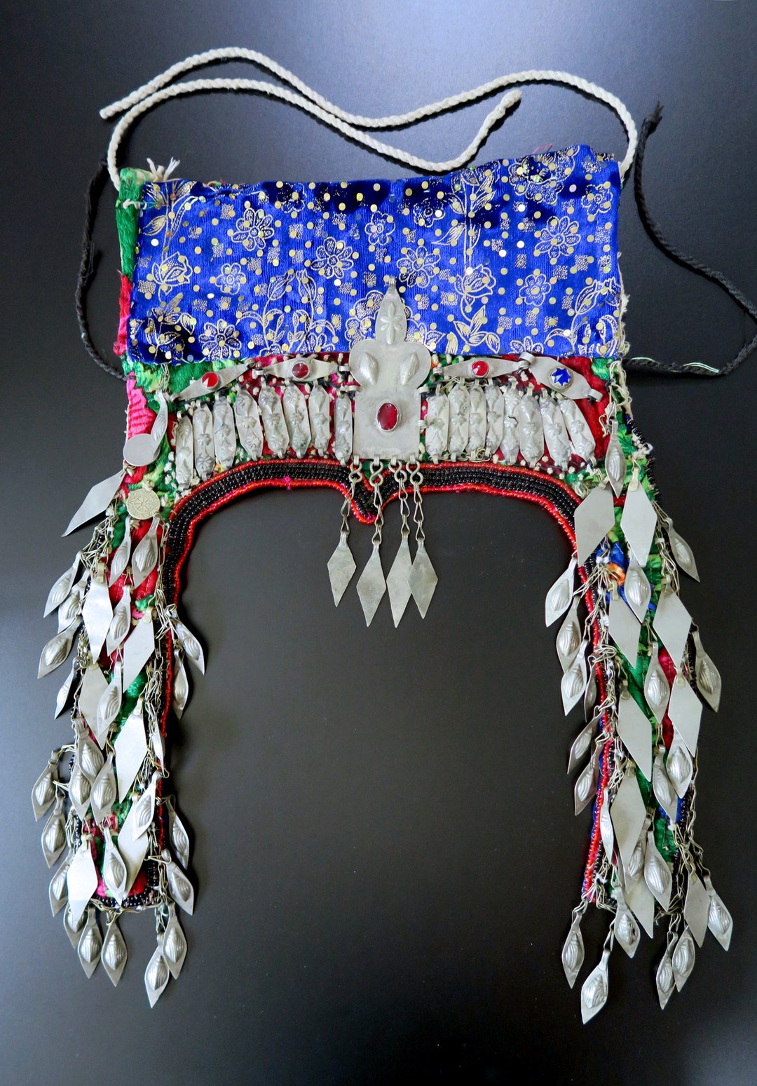 VINTAGE TURKMEN HEADPIECE Traditional Ersari Kulta Headpiece With ...