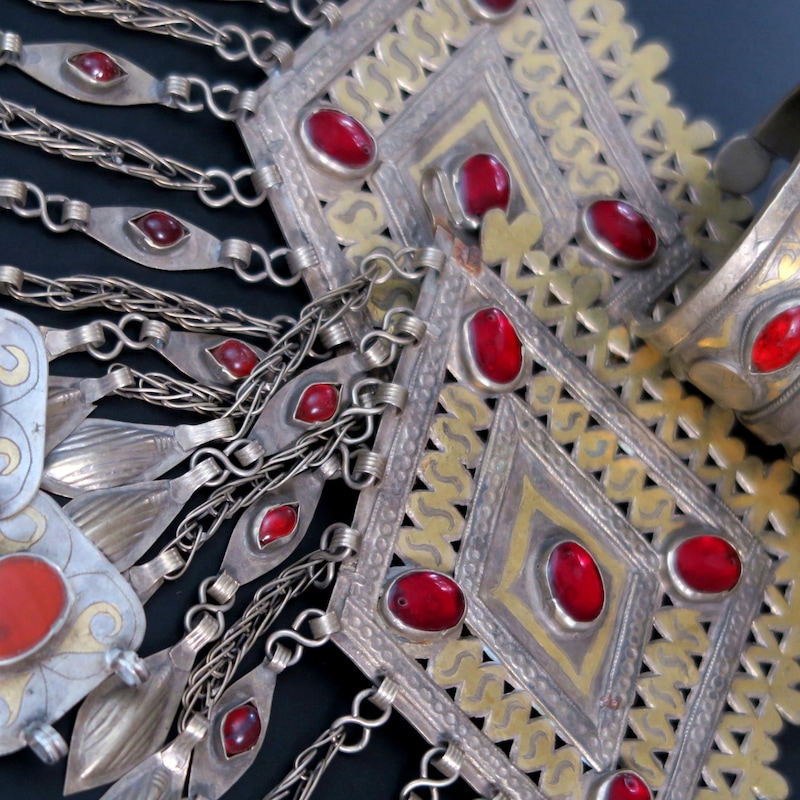 Turkmen Jewelry - Etsy