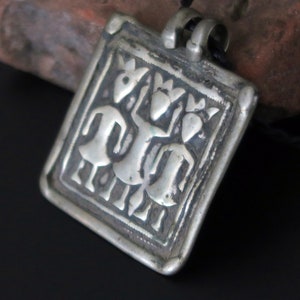 HOI MATA PENDANT - Very Old Symbolic Silver Pathri Pendant - Tribal ...