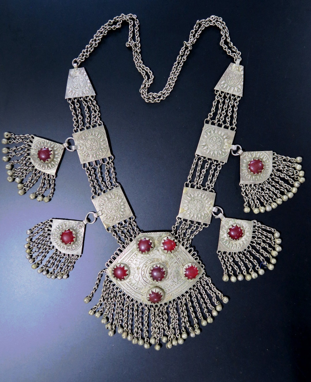 Vintage Kashmiri Necklace - Traditional Dal-lake Necklace - Collectible ...
