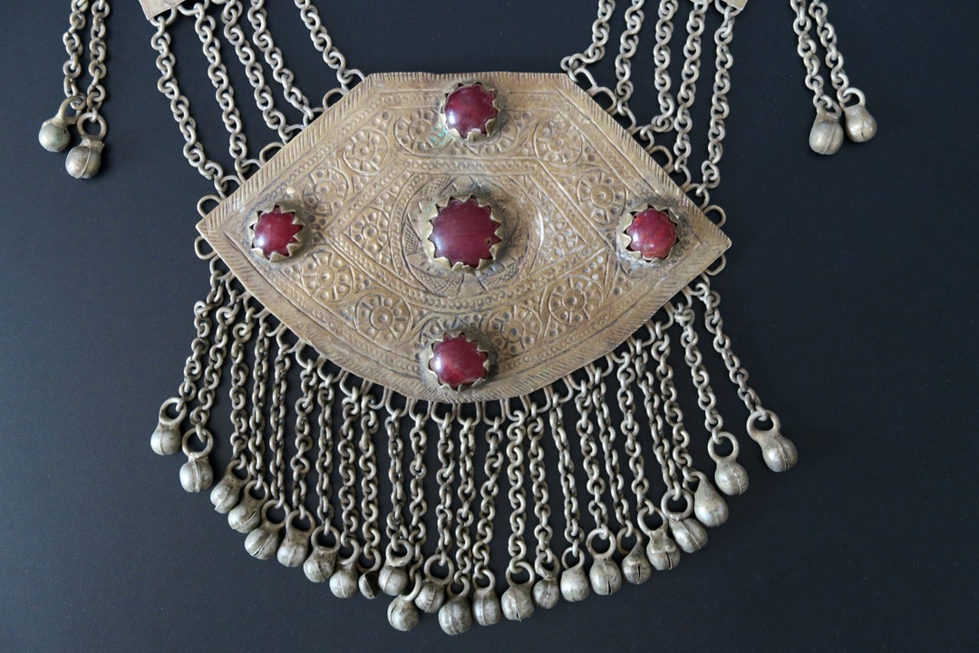 VINTAGE KASHMIRI NECKLACE - Traditional Dal-lake Necklace - Old ...