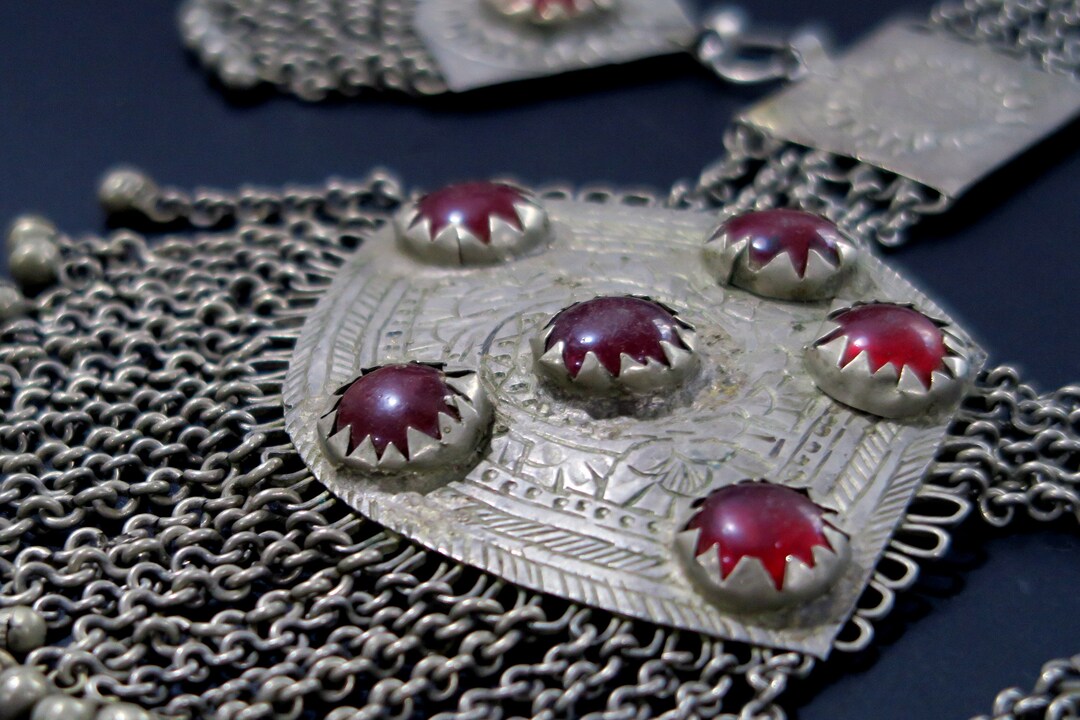 Vintage Kashmiri Necklace - Traditional Dal-lake Necklace - Collectible ...