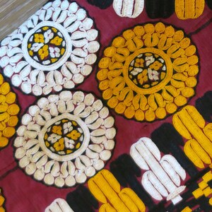 VINTAGE TURKMEN CHIRPY - Old Hand-embroidered Teke Woman's Silk Cherpy ...